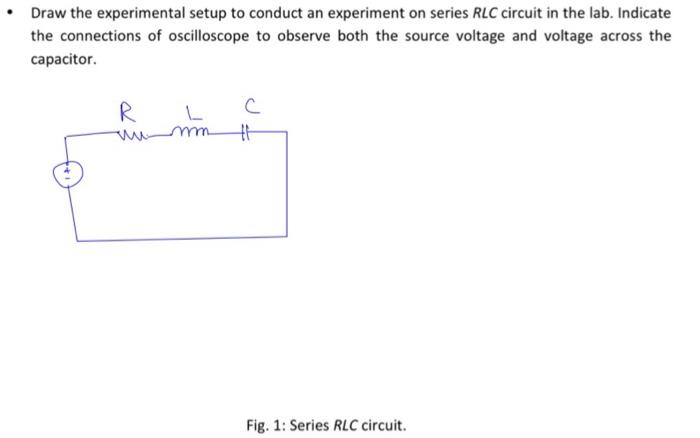 Solved Write a MATLAB code to simulate the series RLC | Chegg.com