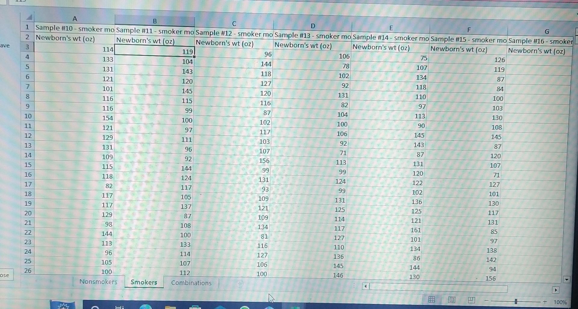 Solved Project 1: Lessons 1-4 Analyzing Quantitative Data | Chegg.com