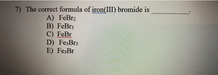 Solved Name the following ionic compounds: 1) NaBr 2) Сао | Chegg.com