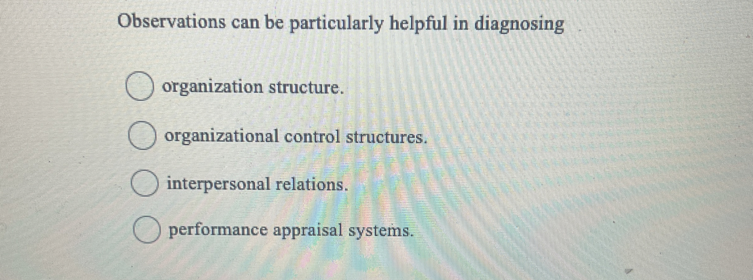 Solved Observations can be particularly helpful in | Chegg.com