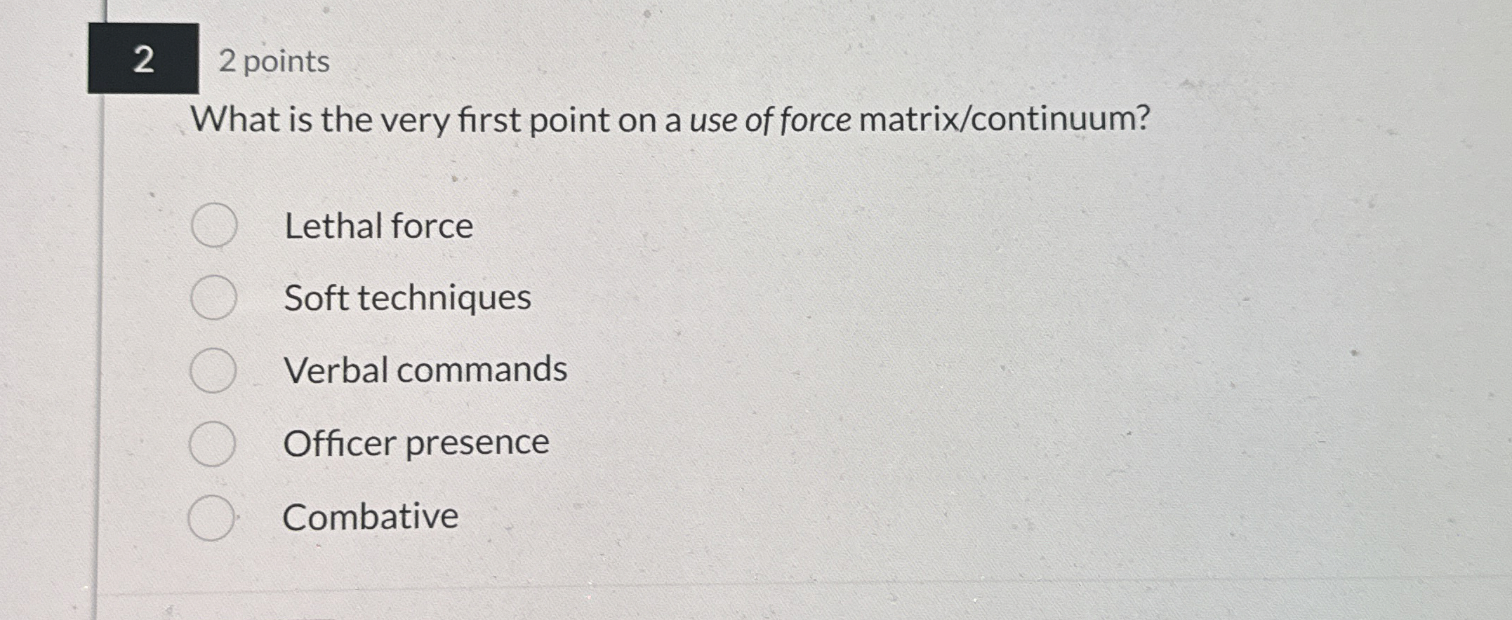 Solved 22 ﻿pointsWhat is the very first point on a use of | Chegg.com
