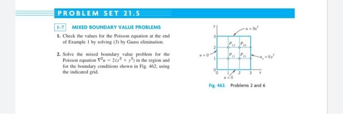 I-7 MIXED BOUNDARY VALUE PROBLEMS 1. Check the values | Chegg.com