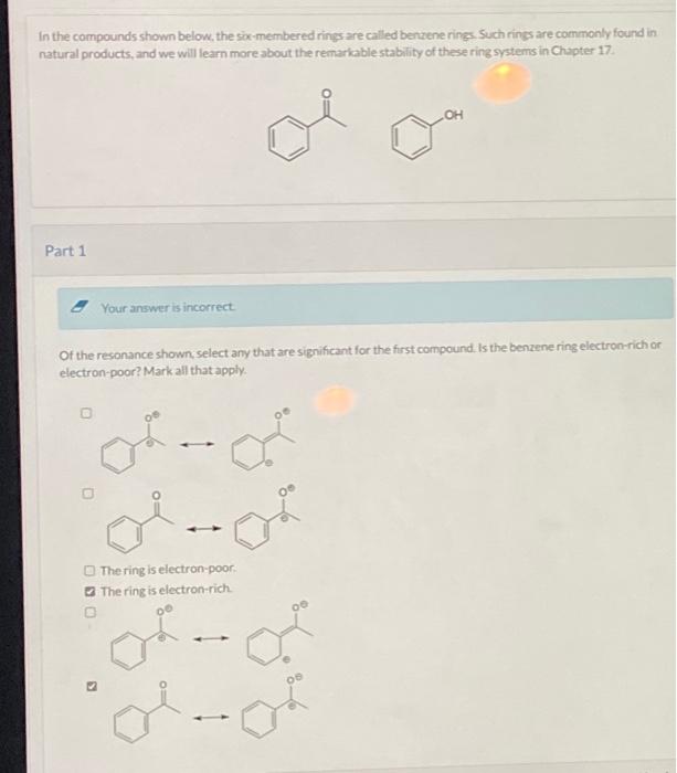 Solved In the compounds shown below, the six-membered rings | Chegg.com