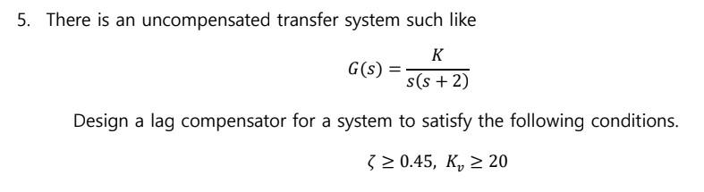 Solved 5. There is an uncompensated transfer system such | Chegg.com