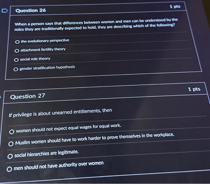 Solved men should not have authority over women | Chegg.com