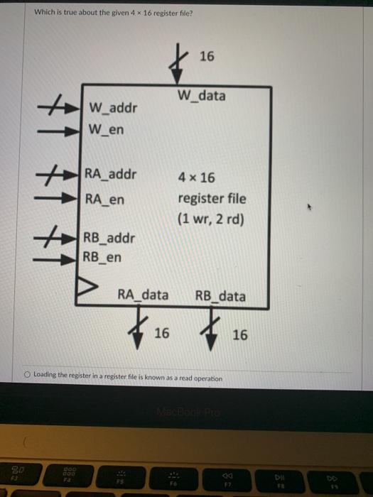 Solved Consider a 3 x 4 register file. What is the value of | Chegg.com