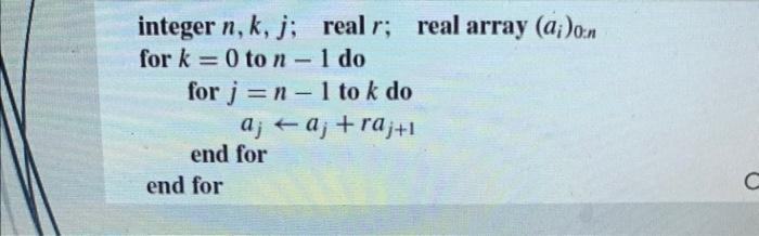 Solved end for | Chegg.com