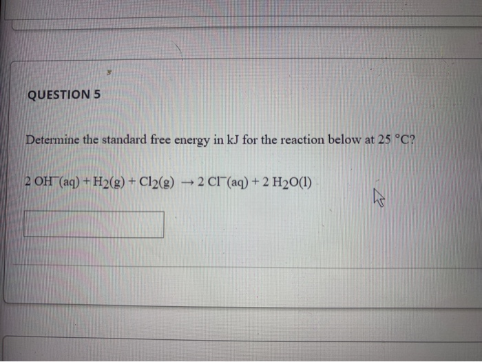 Solved must use delta G = -nfecell equation. DO NOT USE | Chegg.com