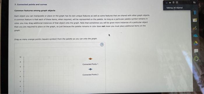 Solved 7. Connected points and curves Taliding: All Allama | Chegg.com