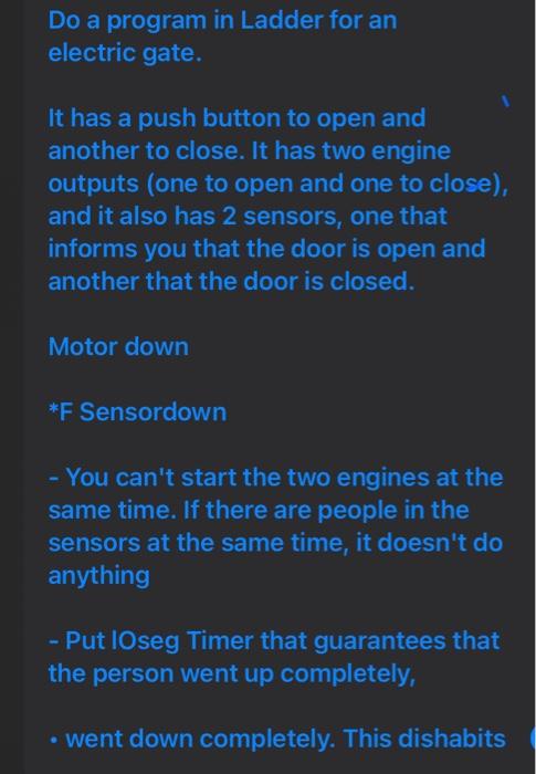 Solved HELP PLEASE I NEED THIS TO BE DONE IN TRILOGI PROGRAM | Chegg.com