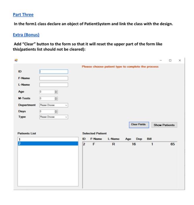 Solved I want solution fot this task in c# language (windows | Chegg.com