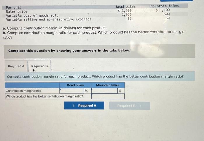 Solved Exercise 19-21 (Algo) Contribution margin ratio by | Chegg.com