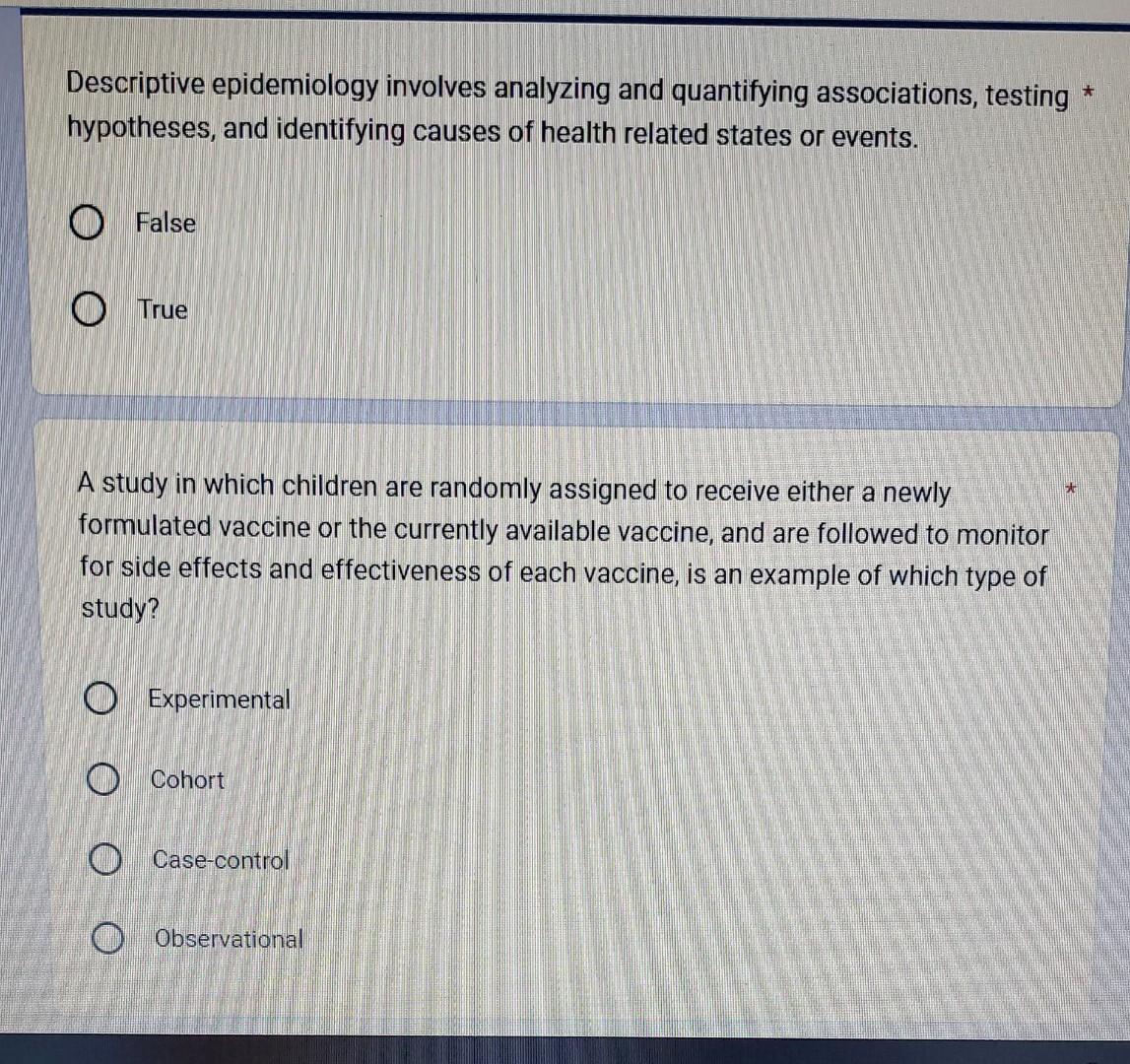 Solved Descriptive epidemiology involves analyzing and | Chegg.com