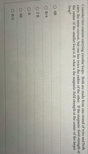 Consider two current-carrying circular loops. Both | Chegg.com