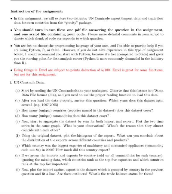 Solved Instruction of the assignment:In this assignment, we | Chegg.com