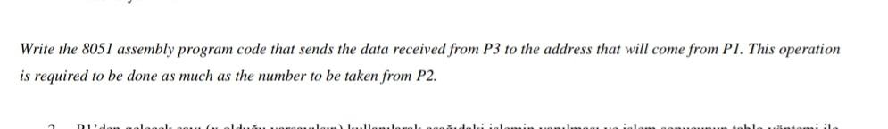Solved Write the 8051 assembly program code that sends the | Chegg.com