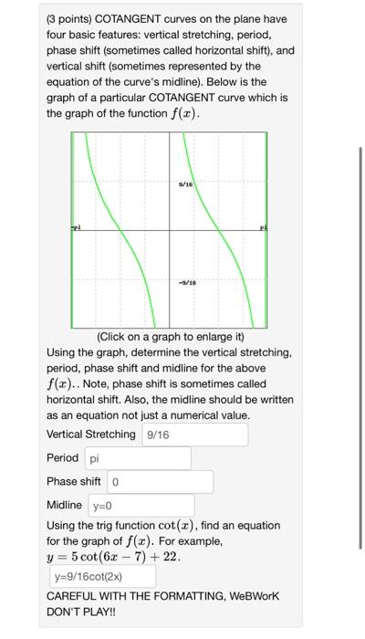Solved (2 points) TANGENT curves on the plane have four | Chegg.com