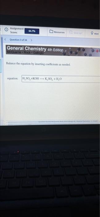Solved % © Assignment Score: 64.71 Resources Hint