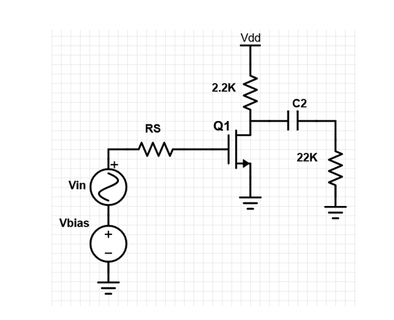 Solved For the amplifier shown below the transconductance gm | Chegg.com