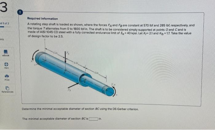 Solved same problem.. 1 asks us to use DE Gerber criterion | Chegg.com
