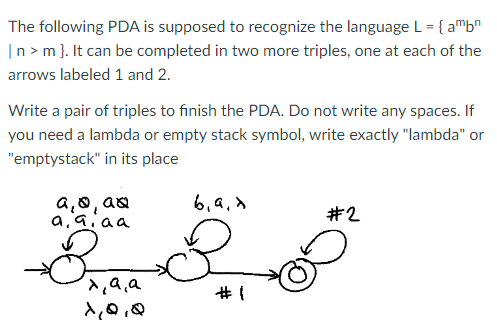 Solved The following PDA is supposed to recognize the | Chegg.com