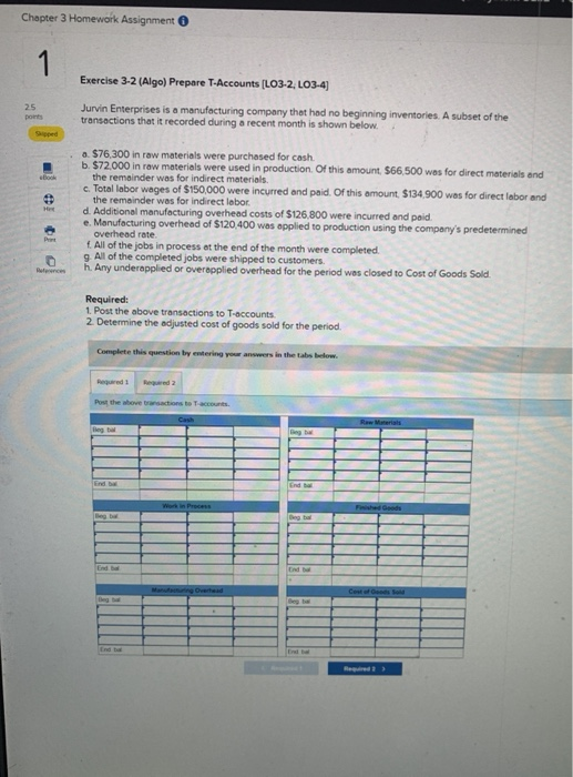Solved Chapter 3 Homework Assignment 1 Exercise 3 2 Algo