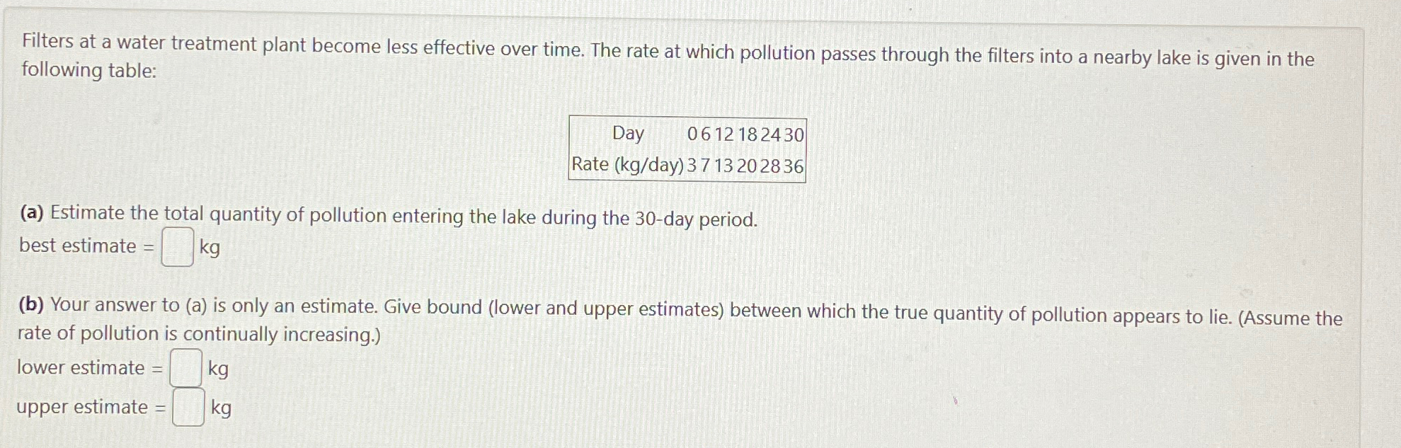 Solved Filters at a water treatment plant become less | Chegg.com