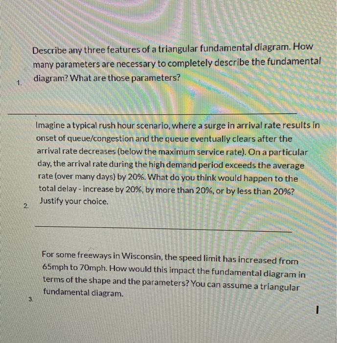Solved Describe any three features of a triangular | Chegg.com