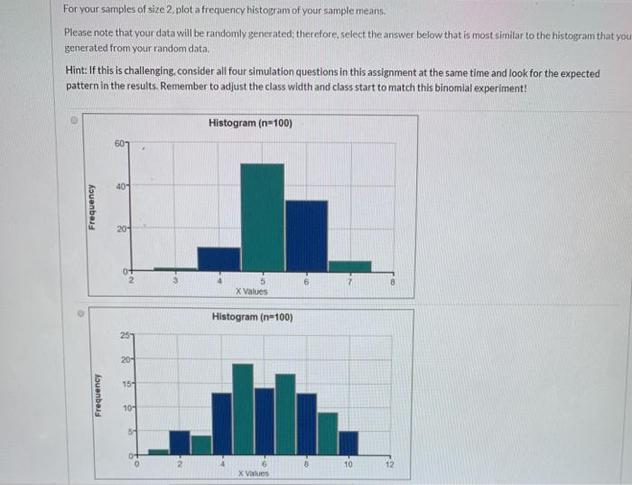 Solved Background: Generate Sampling Distributions with | Chegg.com