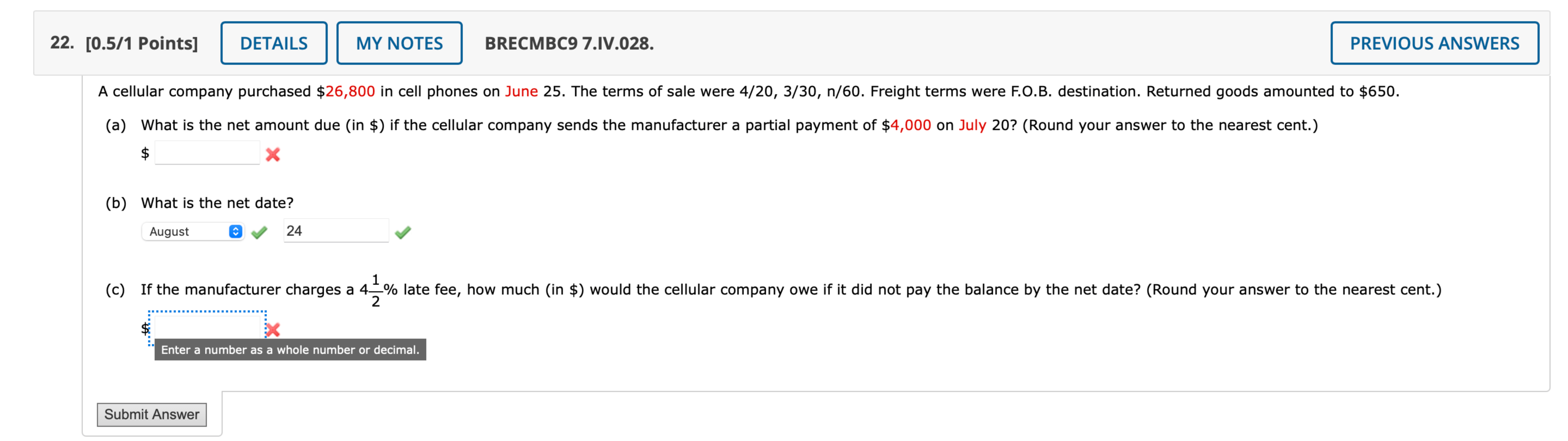 Solved Invoice[0.25/1 ﻿Points]moved into its rental or | Chegg.com