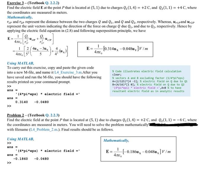 Solved Group Assignment - (Textbook Q. 2.2.5) Two charges of | Chegg.com