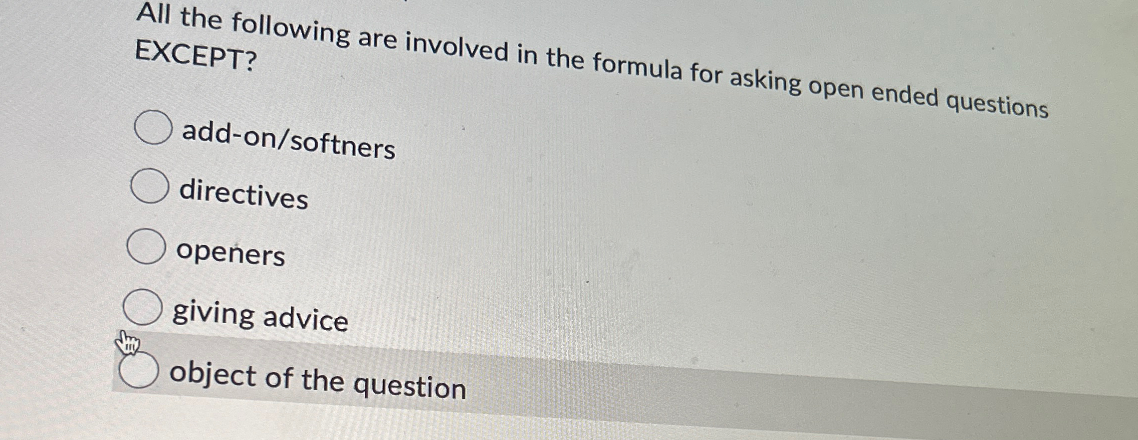Solved All the following are involved in the formula for | Chegg.com