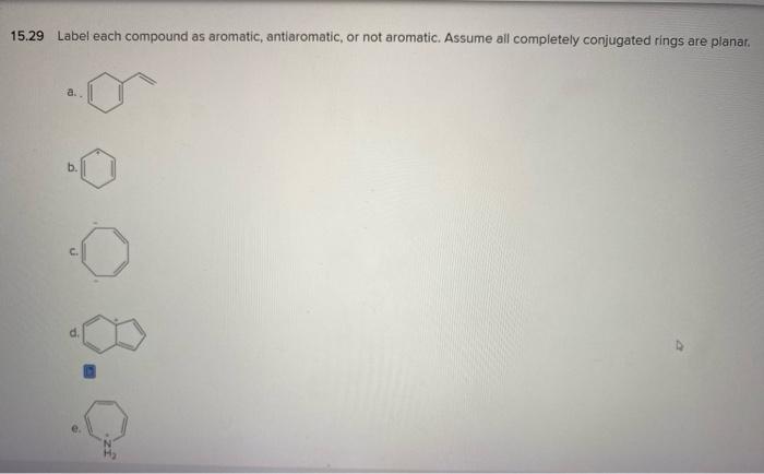 Solved 15.28 Label each heterocycle as aromatic, | Chegg.com