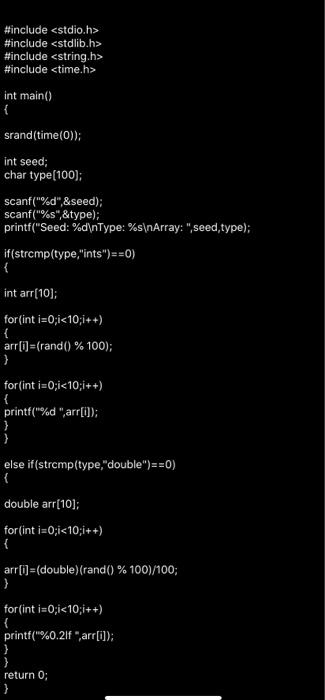 Solved 518 Generating Arrays Write A Program That Creates 