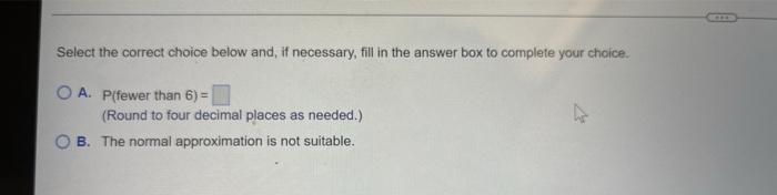 Solved If np (greater than or equal to) 5 and nq (greater | Chegg.com