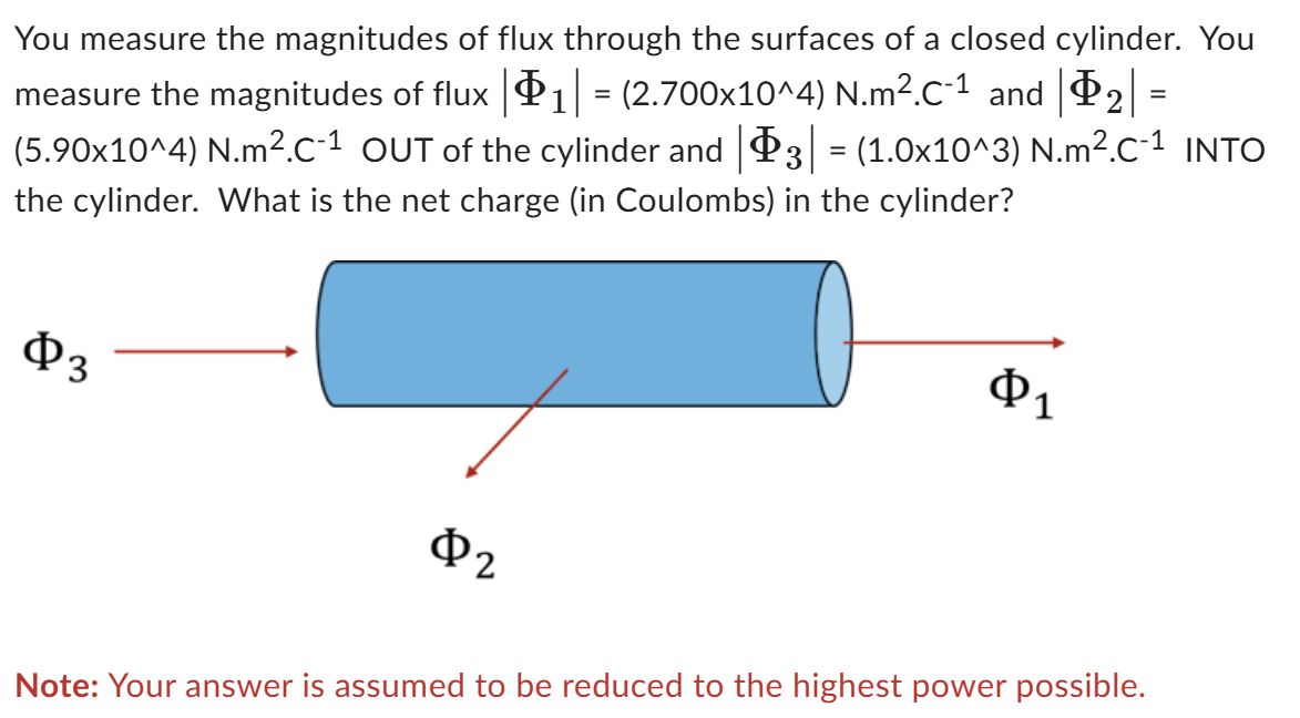 Solved You measure the magnitudes of ﻿flux through the | Chegg.com