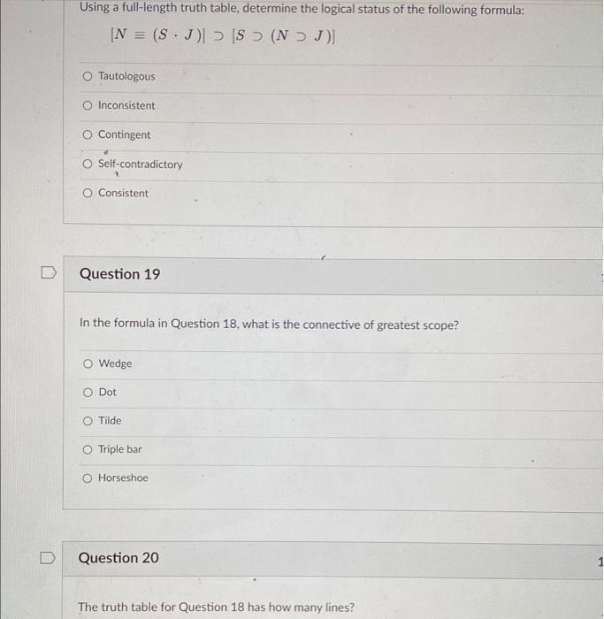 Using a full-length truth table, determine the | Chegg.com