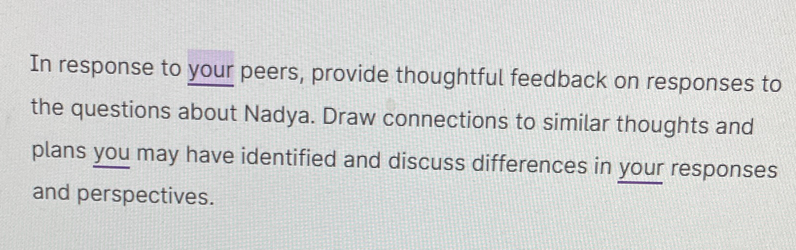 Solved In response to your peers, provide thoughtful | Chegg.com