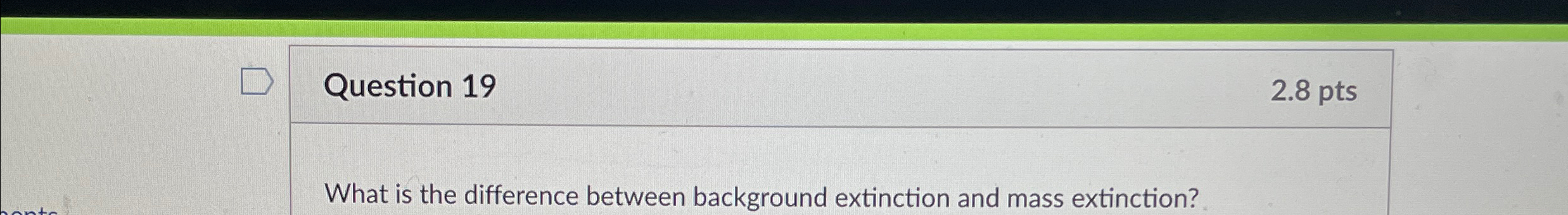 Solved Question 192.8ptsWhat is the difference between | Chegg.com