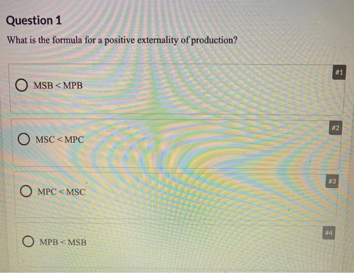 Solved Question 1 What is the formula for a positive | Chegg.com