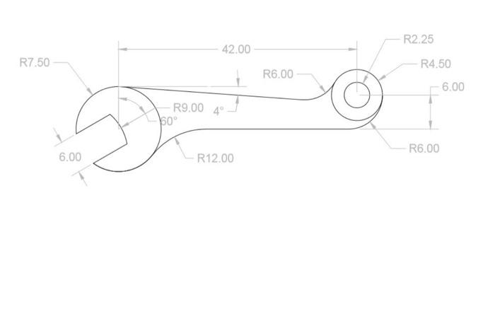 Solved 2d Sketch CAD | Chegg.com