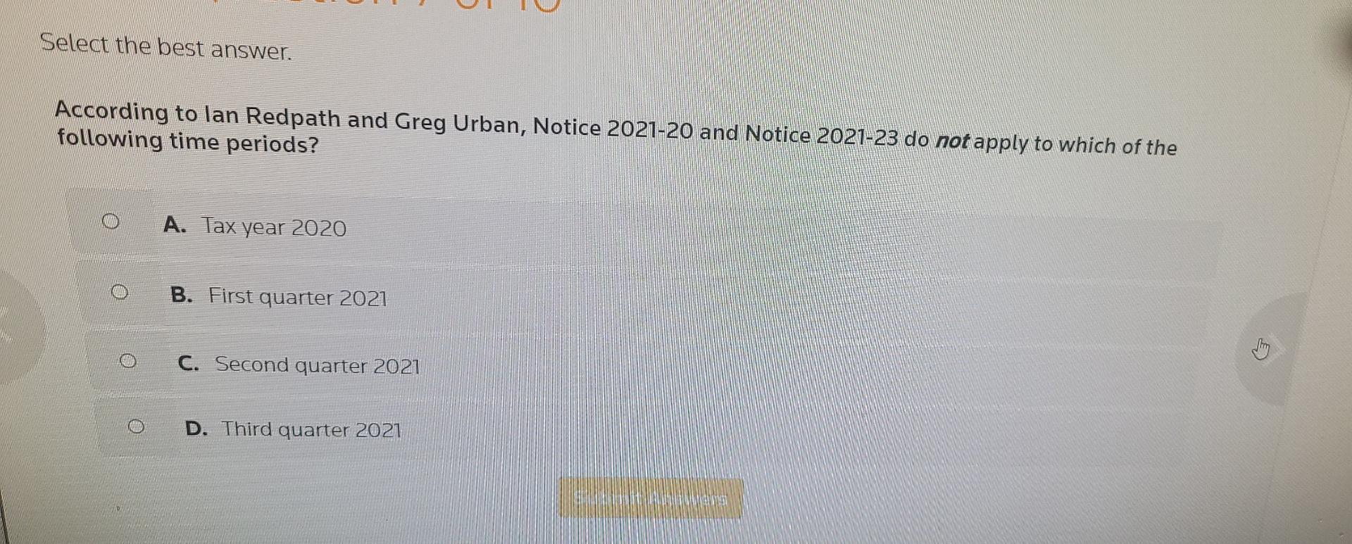Solved Select the best answer. According to lan Redpath and | Chegg.com