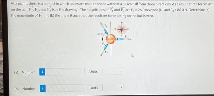 Solved At a picnic, there is a contest in which hoses are | Chegg.com