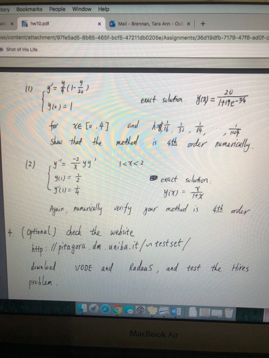 Find the local truncation error of the following | Chegg.com