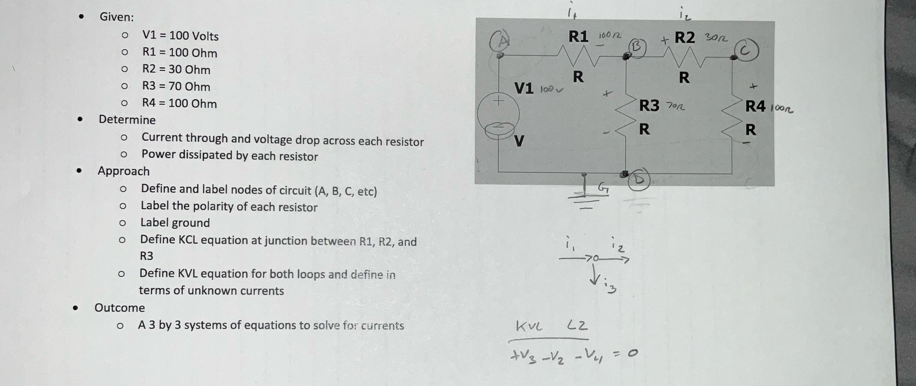Solved Given:V1=100 | Chegg.com