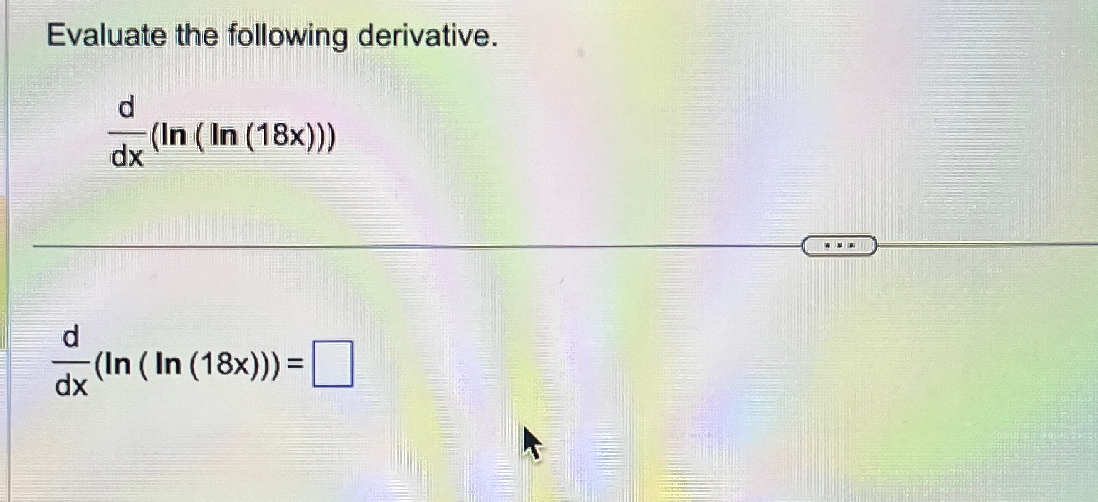 Solved Evaluate the following | Chegg.com