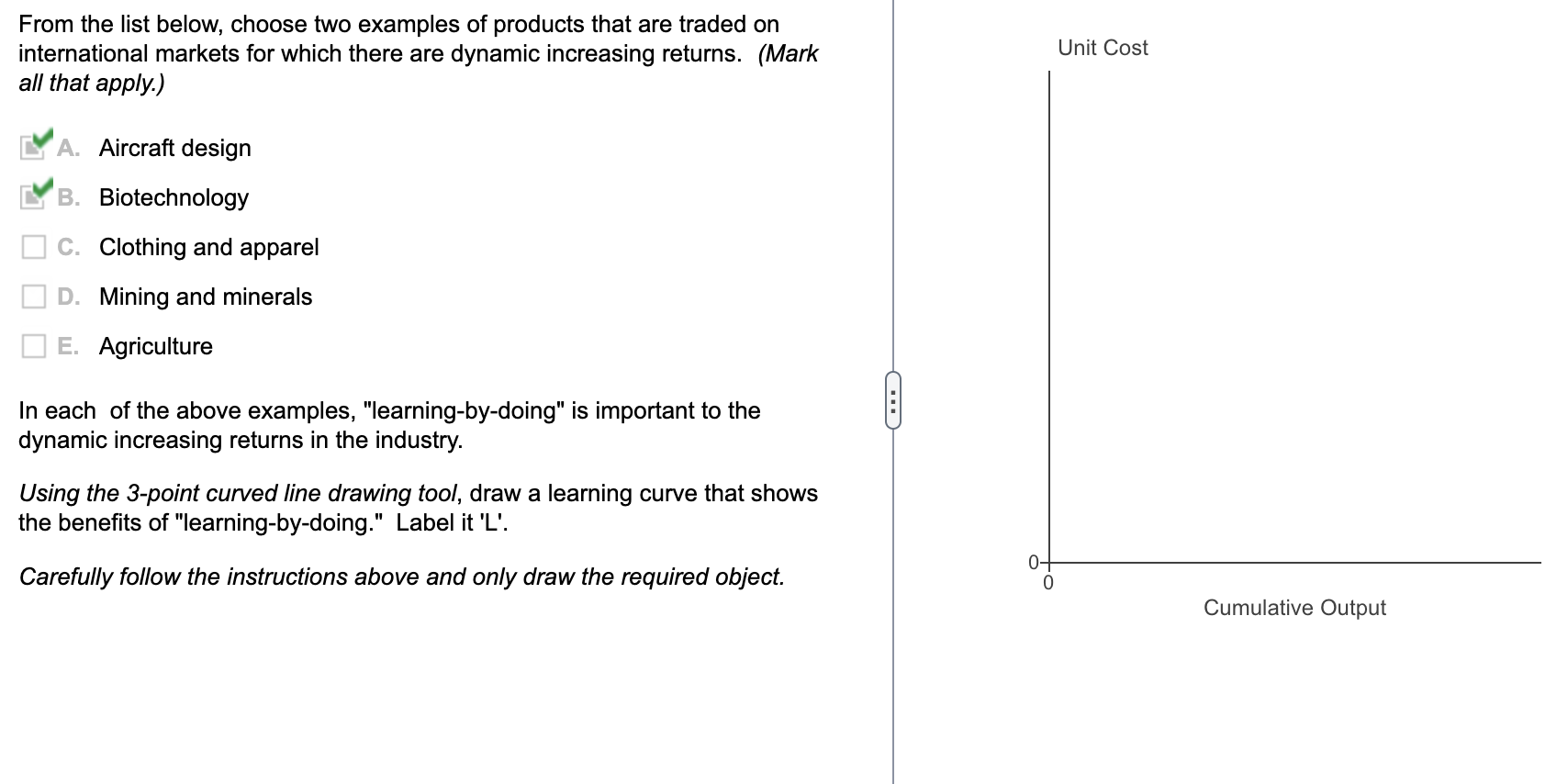 Solved From the list below, choose two examples of products | Chegg.com