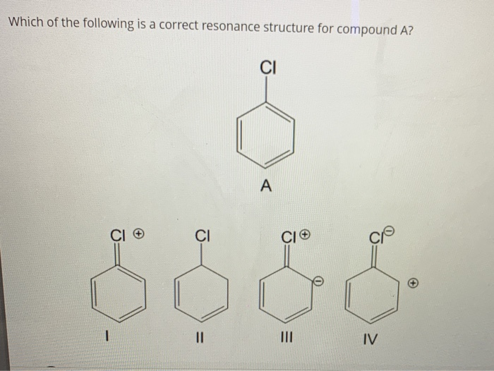 Solved Which of the following is a correct resonance | Chegg.com