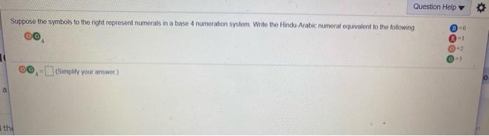 Solved Question Help Suppose the symbols to the right | Chegg.com