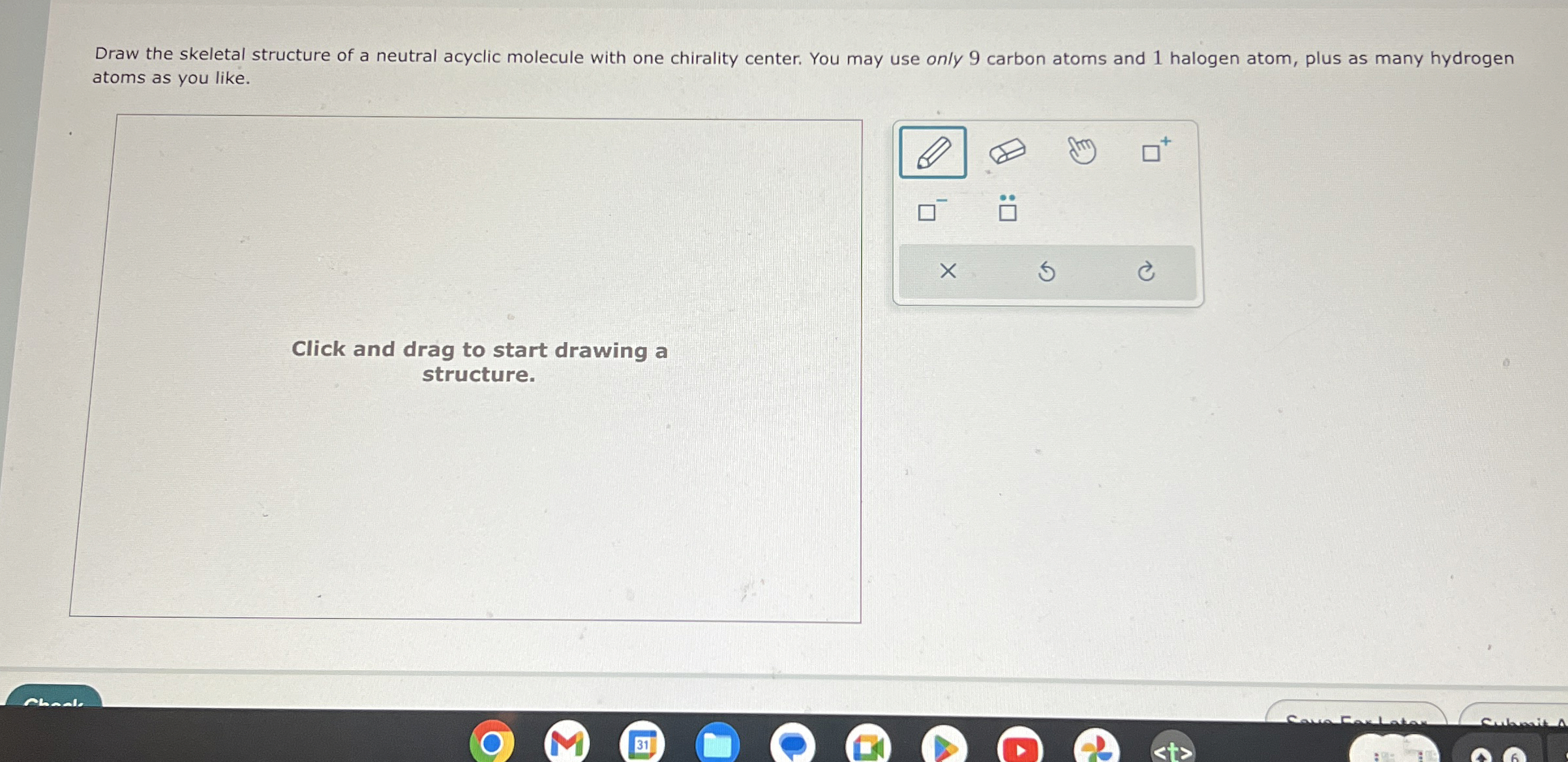 Solved Draw the skeletal structure of a neutral acyclic | Chegg.com